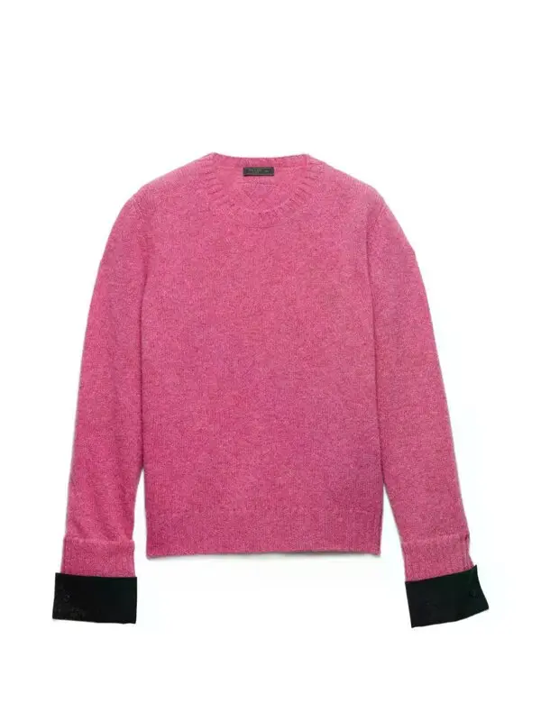 Prada Shetland Wool Crew-neck Sweater
