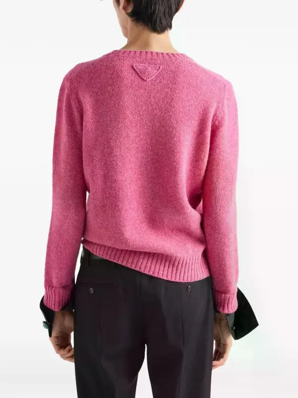 Prada Shetland Wool Crew-neck Sweater