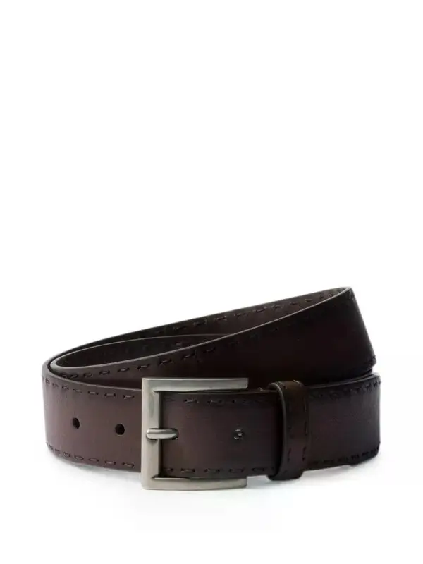 Prada Antiqued Leather Belt