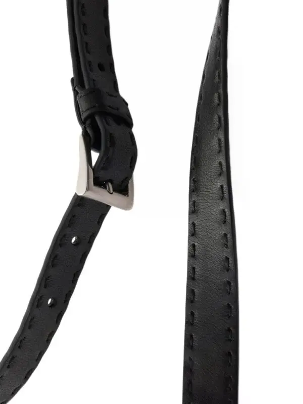 Prada Antiqued Leather Belt