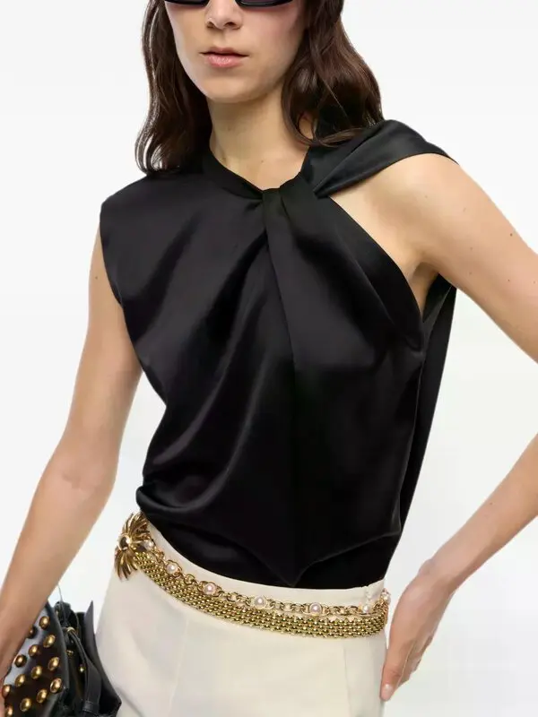 Pinko Sleeveless Satin Blouse
