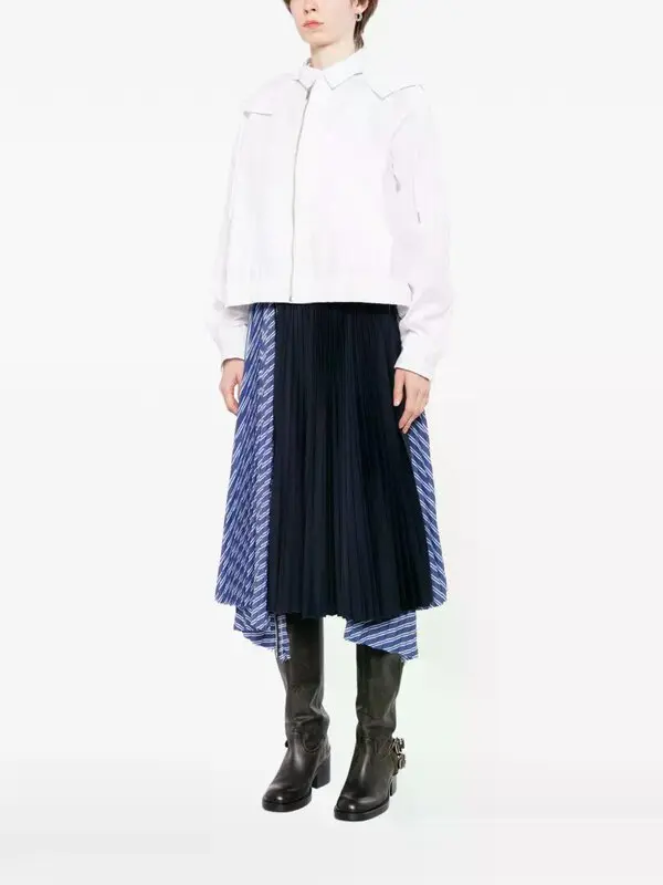 Sacai Hooded Panelled Jacket