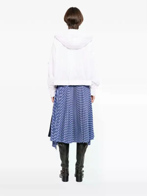 Sacai Hooded Panelled Jacket