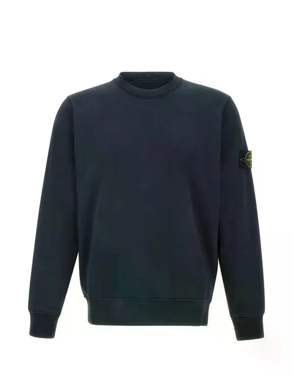 Stone Island Logo-patch Sweatshirt - Blue