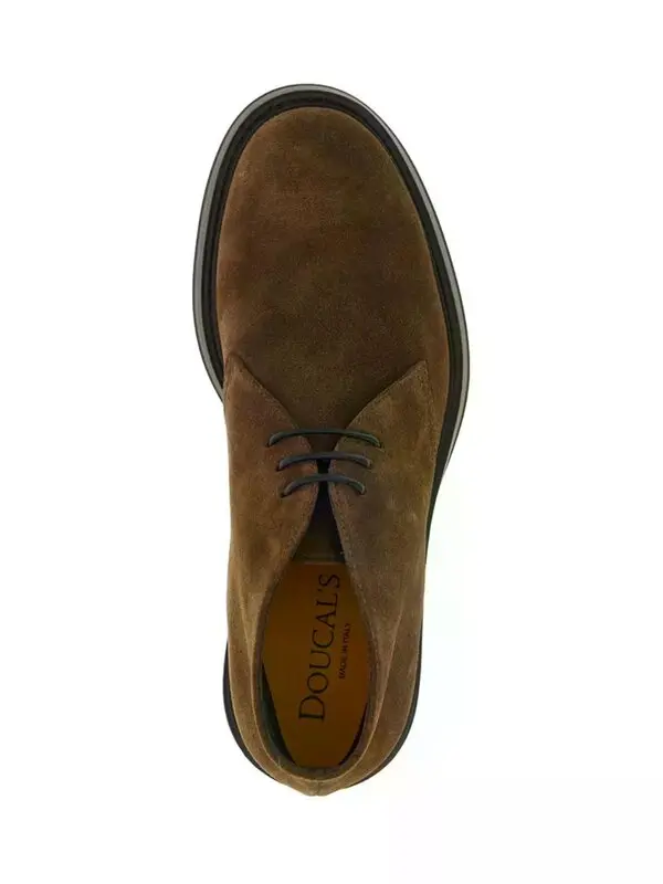 DOUCAL'S Lace-up Suede Boots