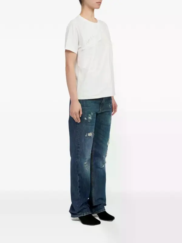 MAISON MARGIELA Distressed Panel T-shirt - White