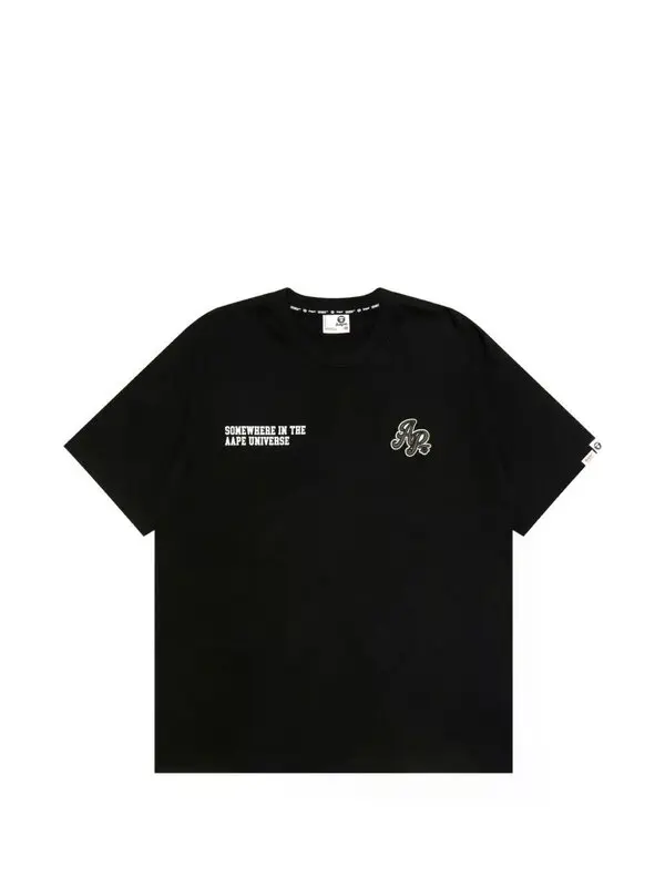 AAPE BY *A BATHING APE Logo-patch T-shirt