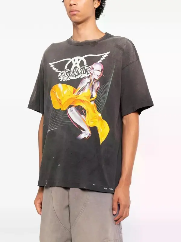LE MONT SAINT MICHEL Graphic-print T-shirt