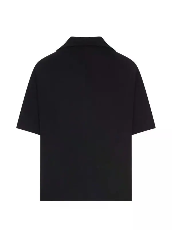 Max Mara Oncia V-neck Short-sleeve T-shirt - Black