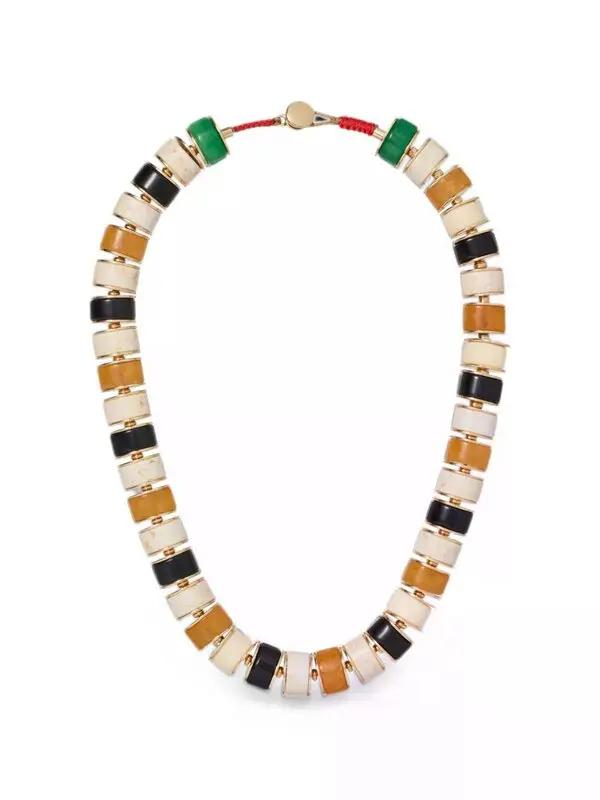 ROXANNE ASSOULIN Stone Slice Necklace - Gold