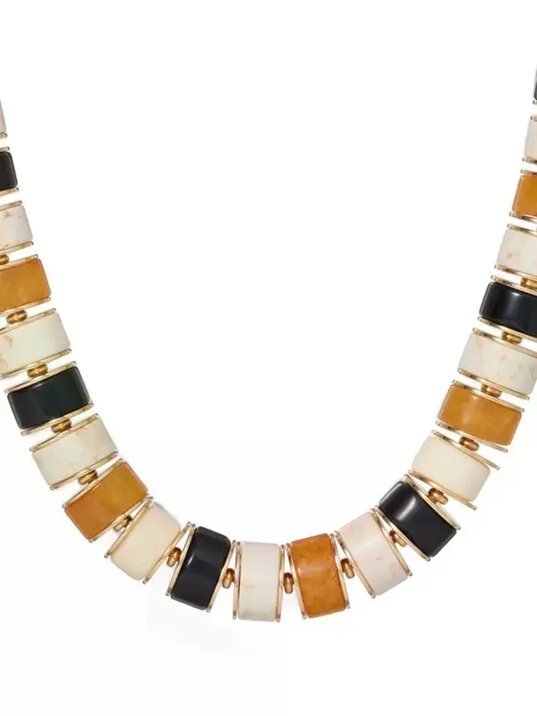 ROXANNE ASSOULIN Stone Slice Necklace - Gold