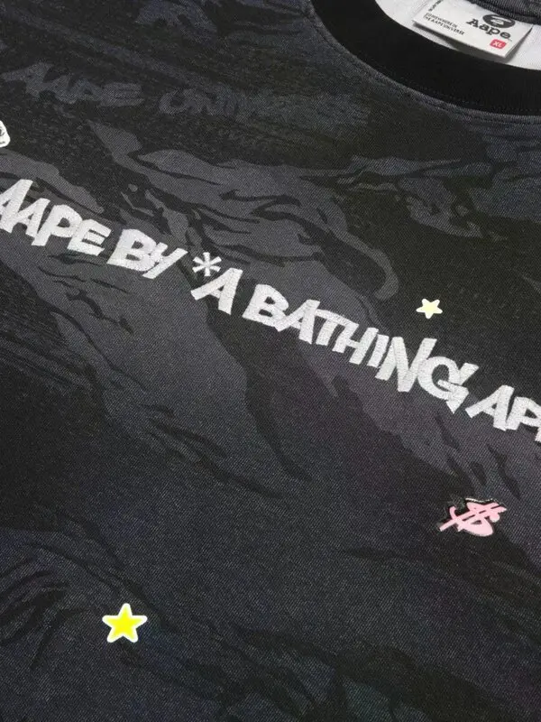 AAPE BY *A BATHING APE Sticker-print Crew-neck Sweatshirt