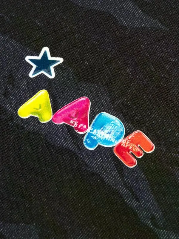 AAPE BY *A BATHING APE Sticker-print Crew-neck Sweatshirt