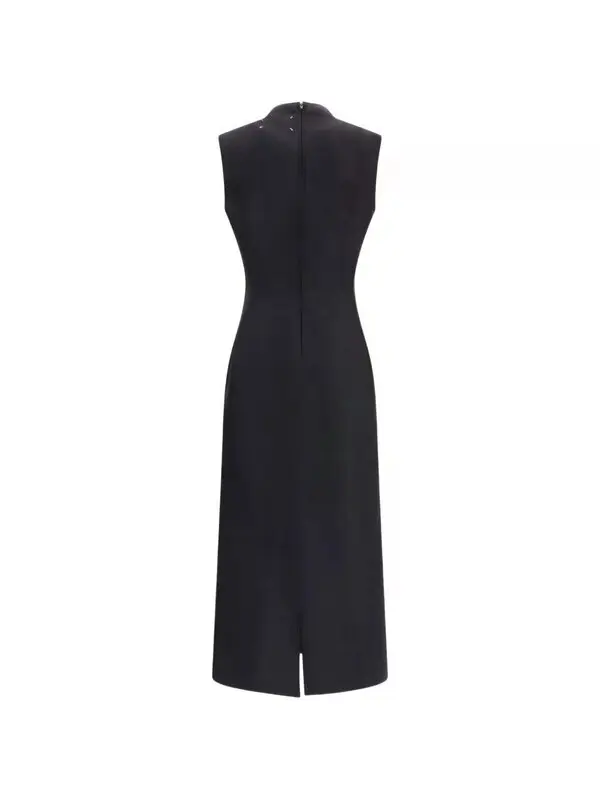 MAISON MARGIELA Sleeveless Midi Dress - Black