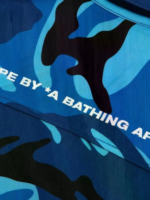 AAPE BY *A BATHING APE Short-sleeve Button-down Shirt