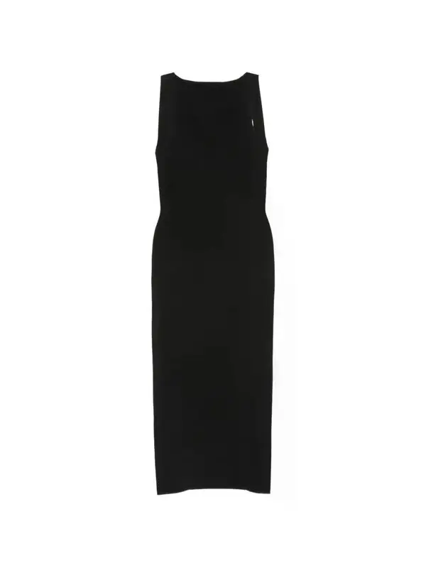 Cult Gaia Ava Open-back Ribbed-knit Midi Dress