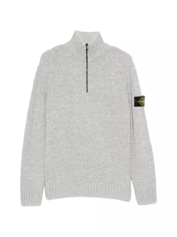 Stone Island Quarter-zip Sweater - Grey