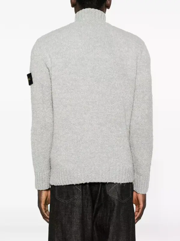 Stone Island Quarter-zip Sweater - Grey
