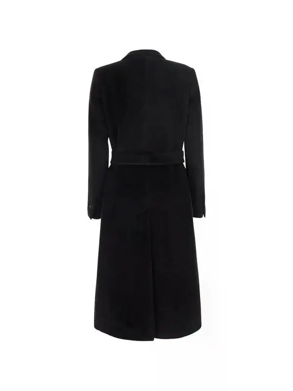 Tagliatore Double-breasted Belted Coat