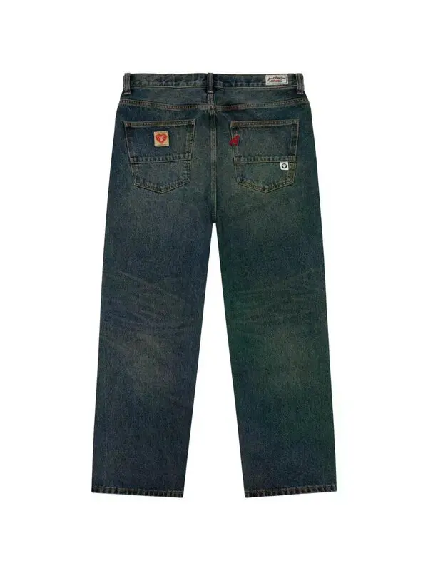 AAPE BY *A BATHING APE Distressed Jeans