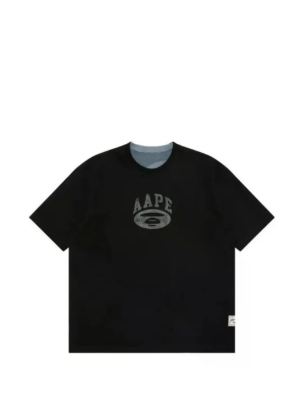 AAPE BY *A BATHING APE Moonface Logo-print T-shirt
