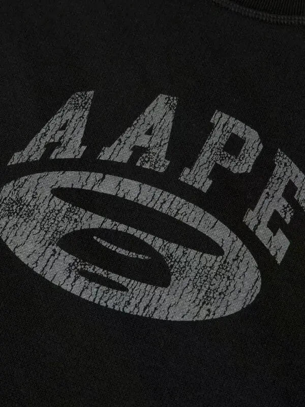 AAPE BY *A BATHING APE Moonface Logo-print T-shirt