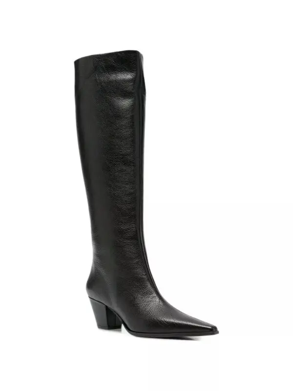 Roberto Festa Fredine Point-toe Knee-high Boots - Black