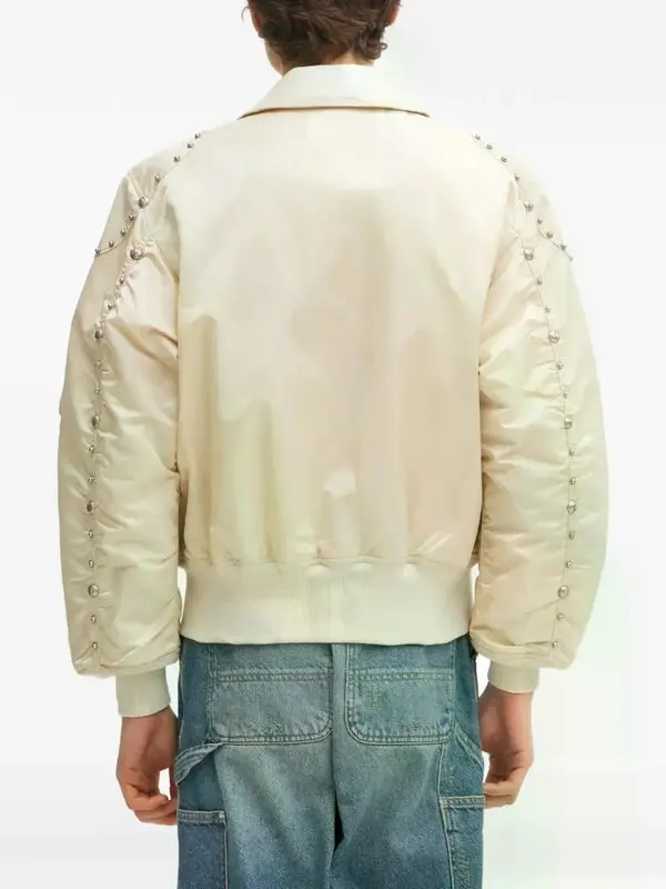Alpha Industries X Thug Club Stud-embellished Patch Jacket