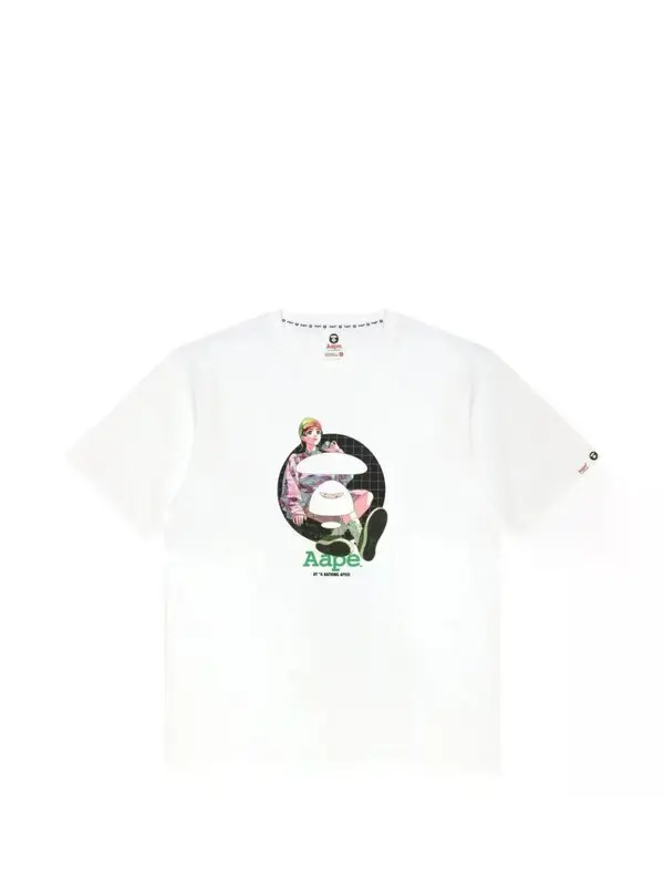 AAPE BY *A BATHING APE X Tree13 Graphic-print T-shirt