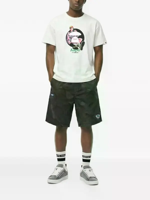 AAPE BY *A BATHING APE X Tree13 Graphic-print T-shirt
