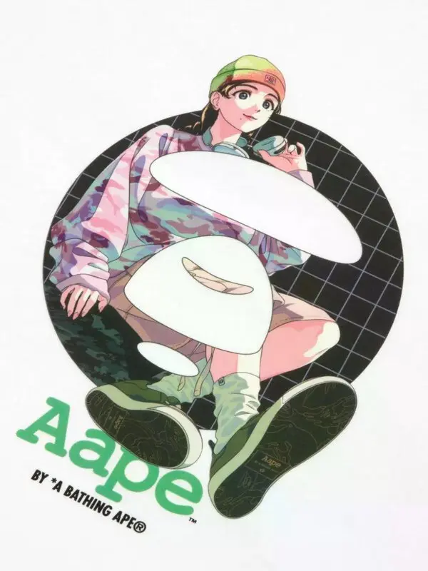 AAPE BY *A BATHING APE X Tree13 Graphic-print T-shirt