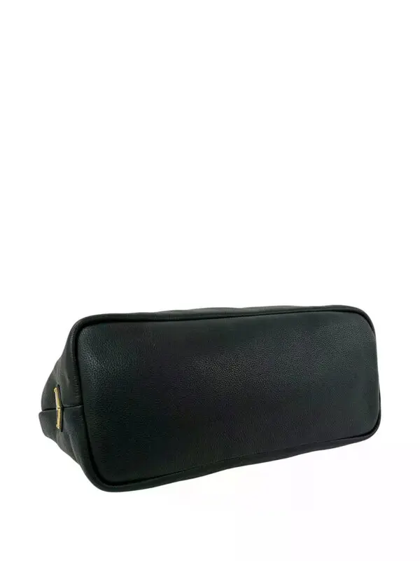 Prada Vitello Daino Logo Handbag