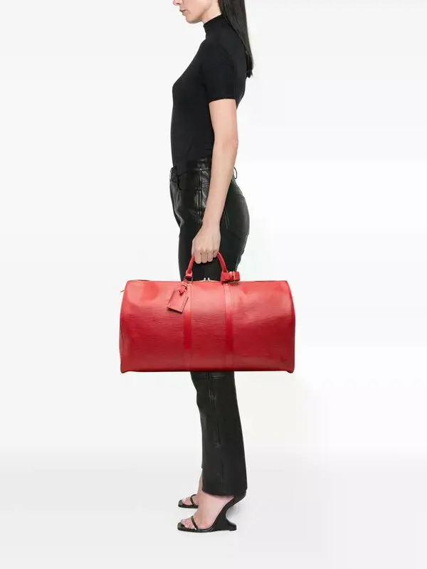 LOUIS VUITTON Epi Keepall 55 Travel Bag