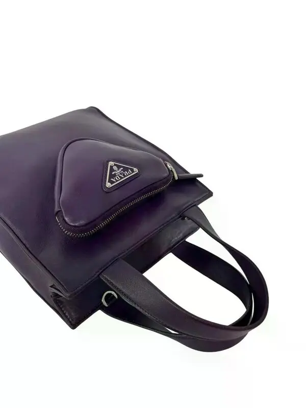 Prada 2013-2026 Nappa Front Pocket Satchel