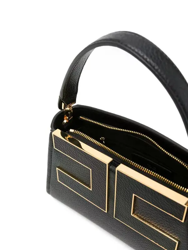 Elisabetta Franchi Logo Plaque Tote Bag