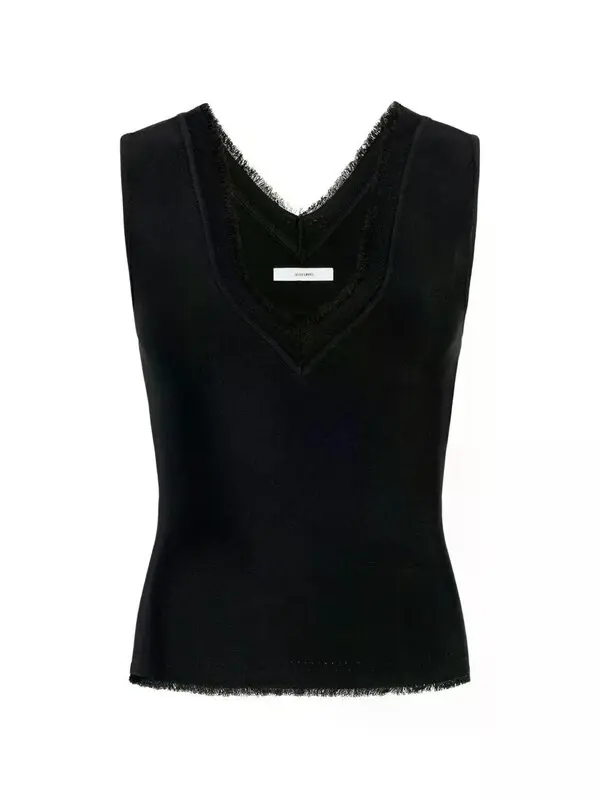 Adam Lippes Ria Fringed-trim Top