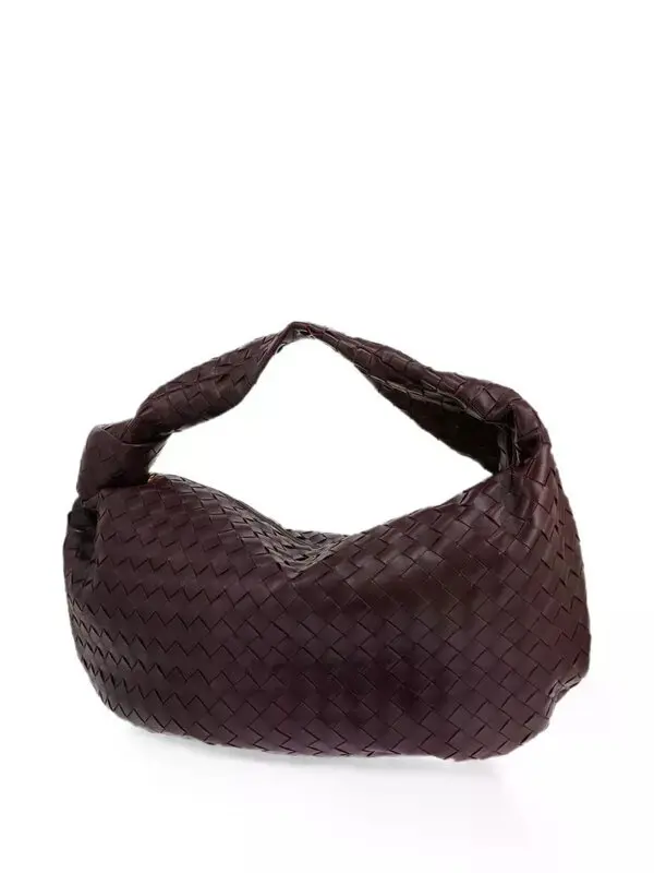 Bottega Veneta Jodie Intrecciato Clutch Bag - Purple