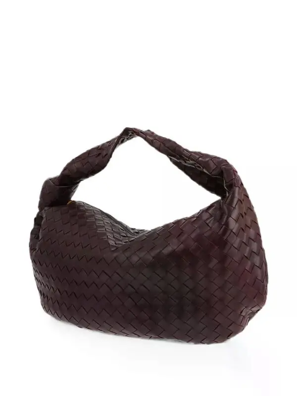 Bottega Veneta Jodie Intrecciato Clutch Bag - Purple