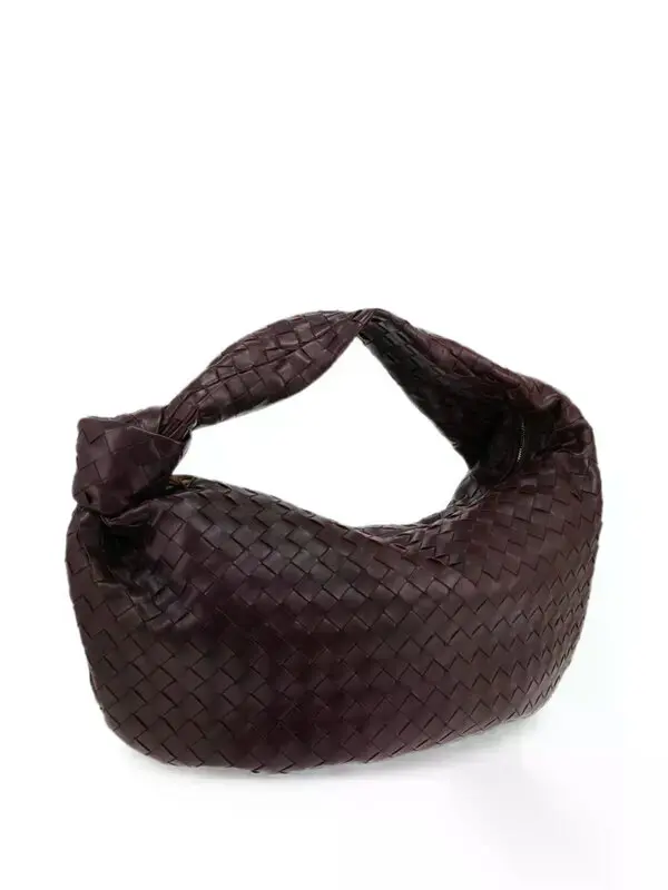 Bottega Veneta Jodie Intrecciato Clutch Bag - Purple