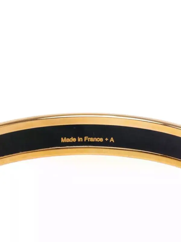 Hermès 2017 Narrow Brides De Gala Tattoo Enamel Bangle 65 Costume Bracelet