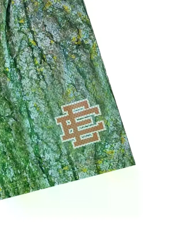ERIC EMANUEL Tree-bark Print-logo Track Pants
