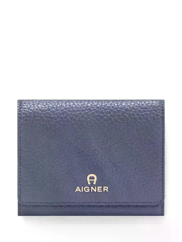 AIGNER Ivy Grained Leather Wallet