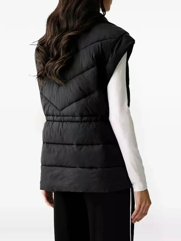 Karl Lagerfeld Quilted Logo-patch Gilet