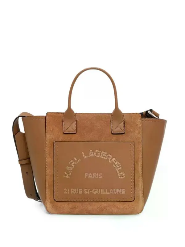 Karl Lagerfeld Small K/daily Logo-patch Tote Bag