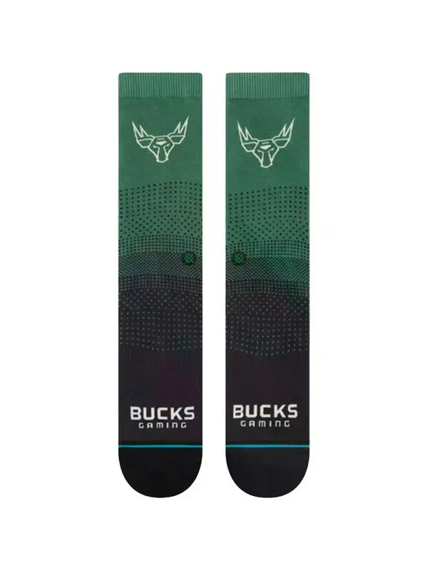 Stance Nba Milwaukee Bucks Gaming Crew Socks
