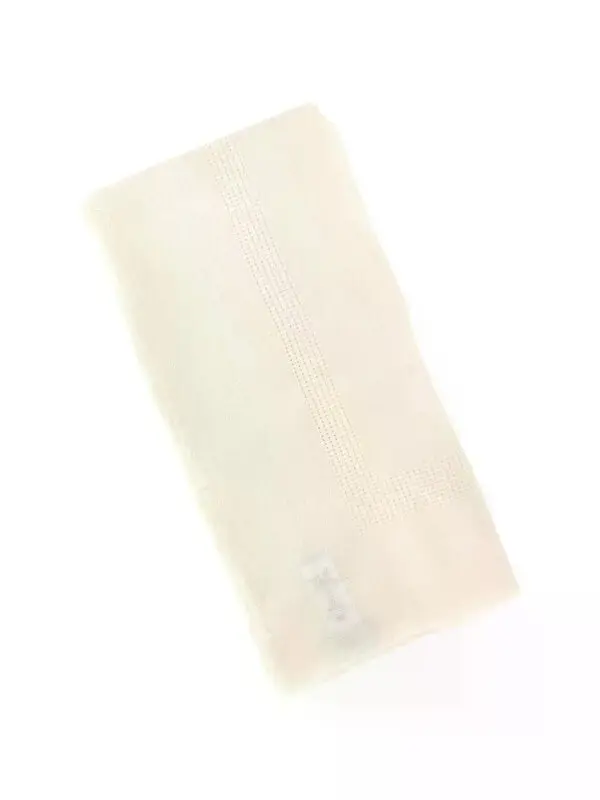 Elisabetta Franchi Logo Wool Scarf