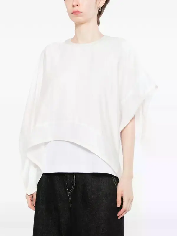 Sacai Layered Design Crew Neck Top