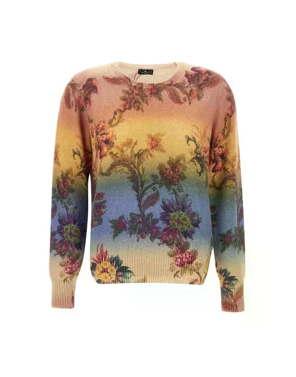 Etro Floral-pattern Wool Sweater