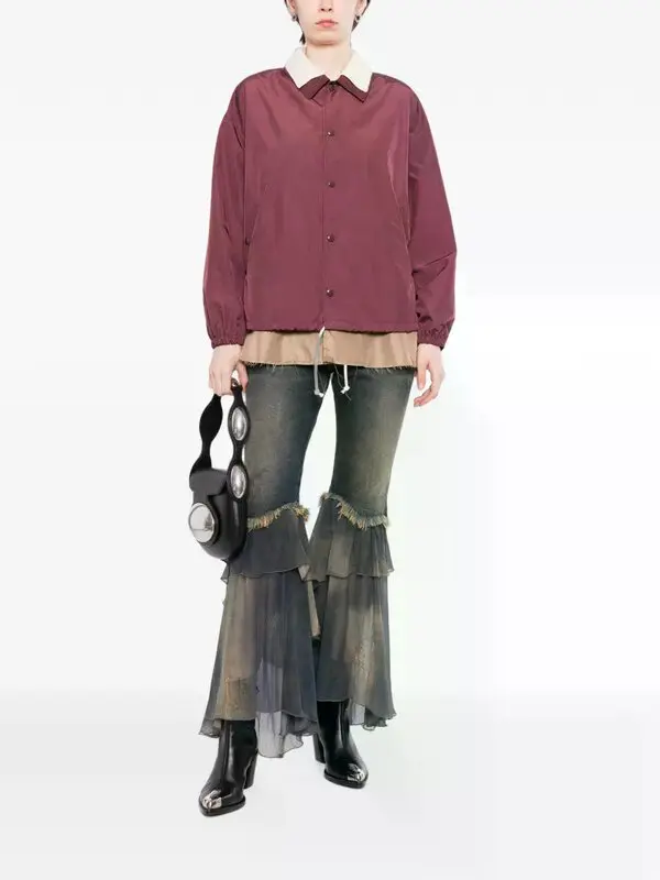 Undercover Layered Drawstring-hem Jacket