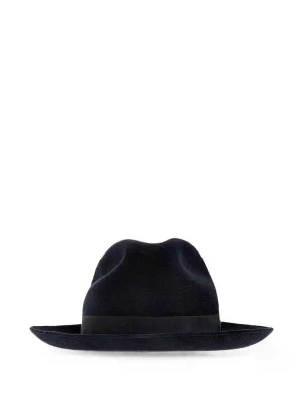 Giorgio Armani Grosgrain-trim Fedora Hat